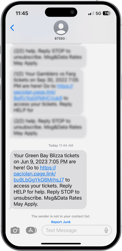 Manage Mobile Ticket | TicketStar